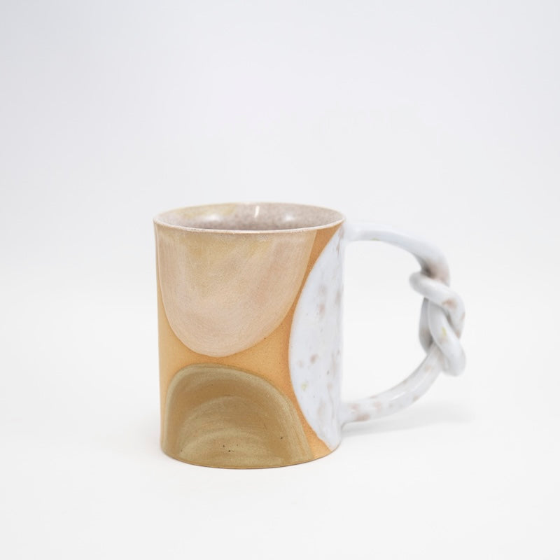 Knot Mug with White Handle – PINCH