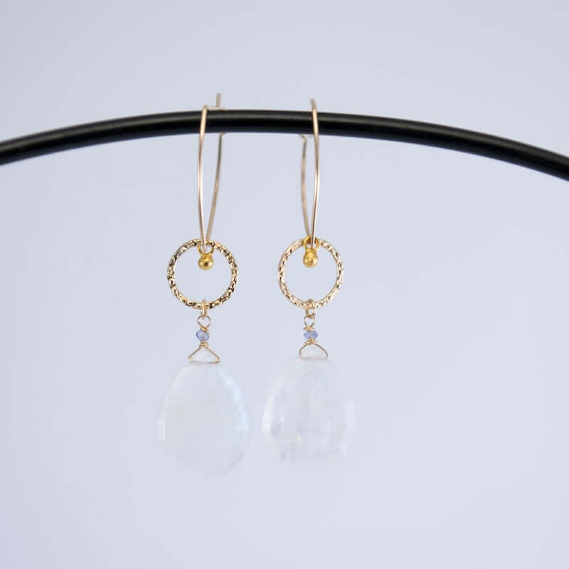Large Moonstone Ring Earrings – PINCH