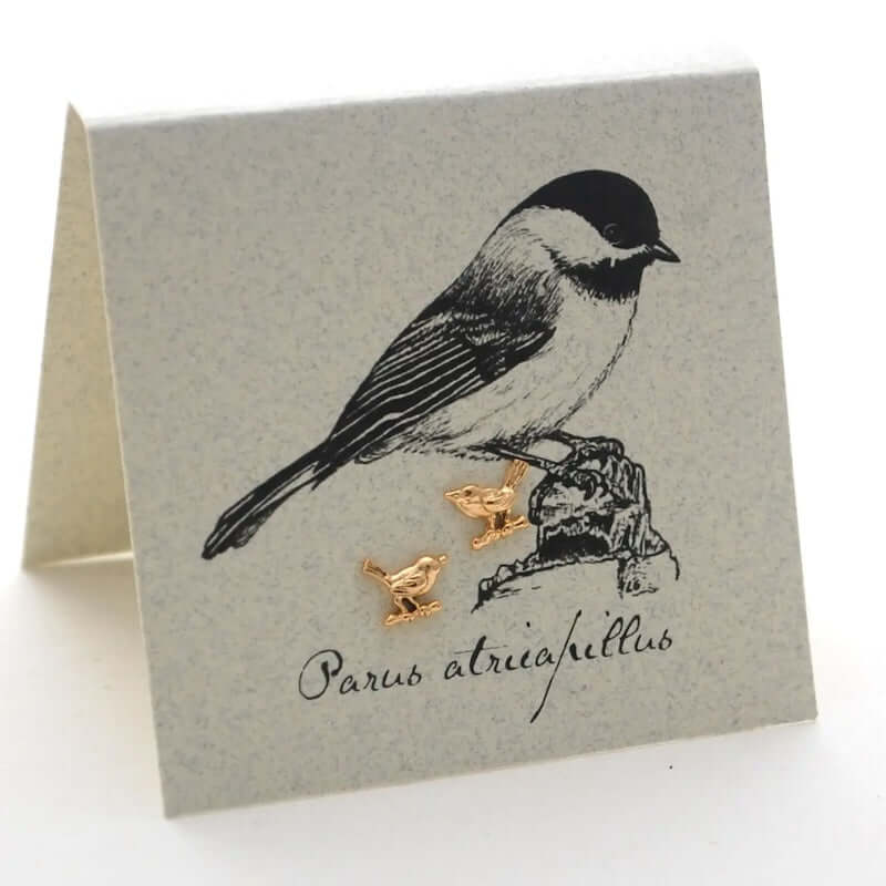 Chickadee Stud Earrings in 14k Gold Fill | Shop Curated, Crafted Goods ...
