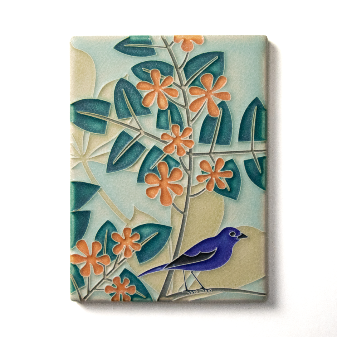 6x8 Bluebird Tile in Orange | Shop Curated, Crafted Goods at PINCH