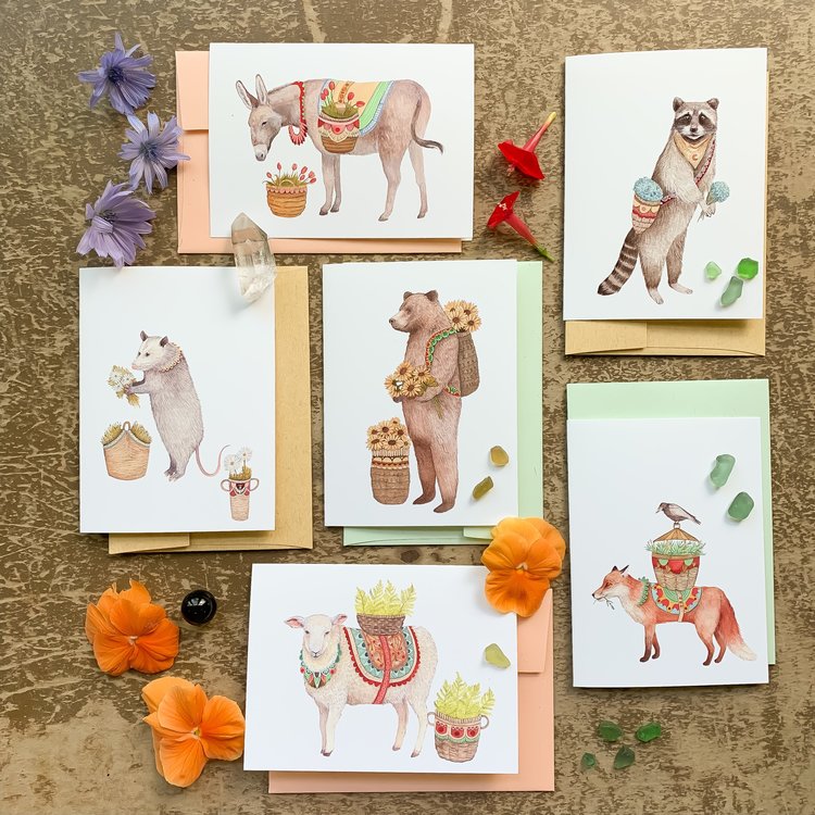 Flower Messenger Card Pack | Shop Curated, Crafted Goods at PINCH
