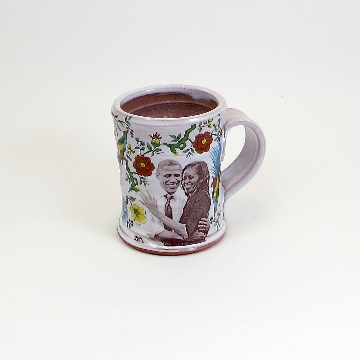 The Obamas Mug with Flowers | Shop Curated, Crafted Goods at PINCH